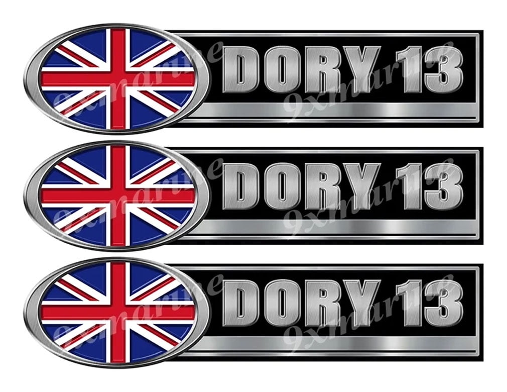 3 Dory Classic Stickers - 10" long each - Walmart.com