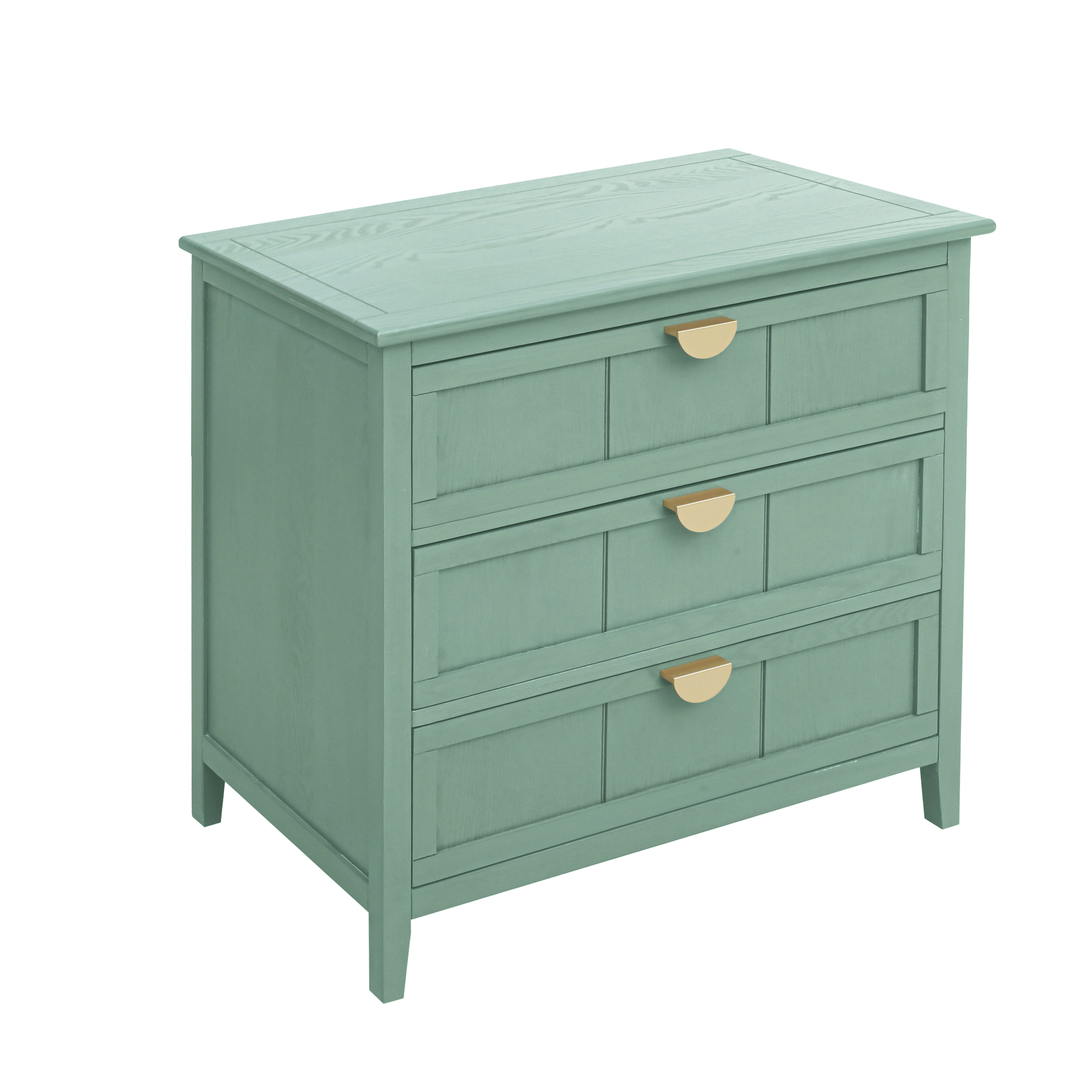 3 Drawer Cabinet, Wood Chest Of Drawers With Storage, Tall Nightstand ...