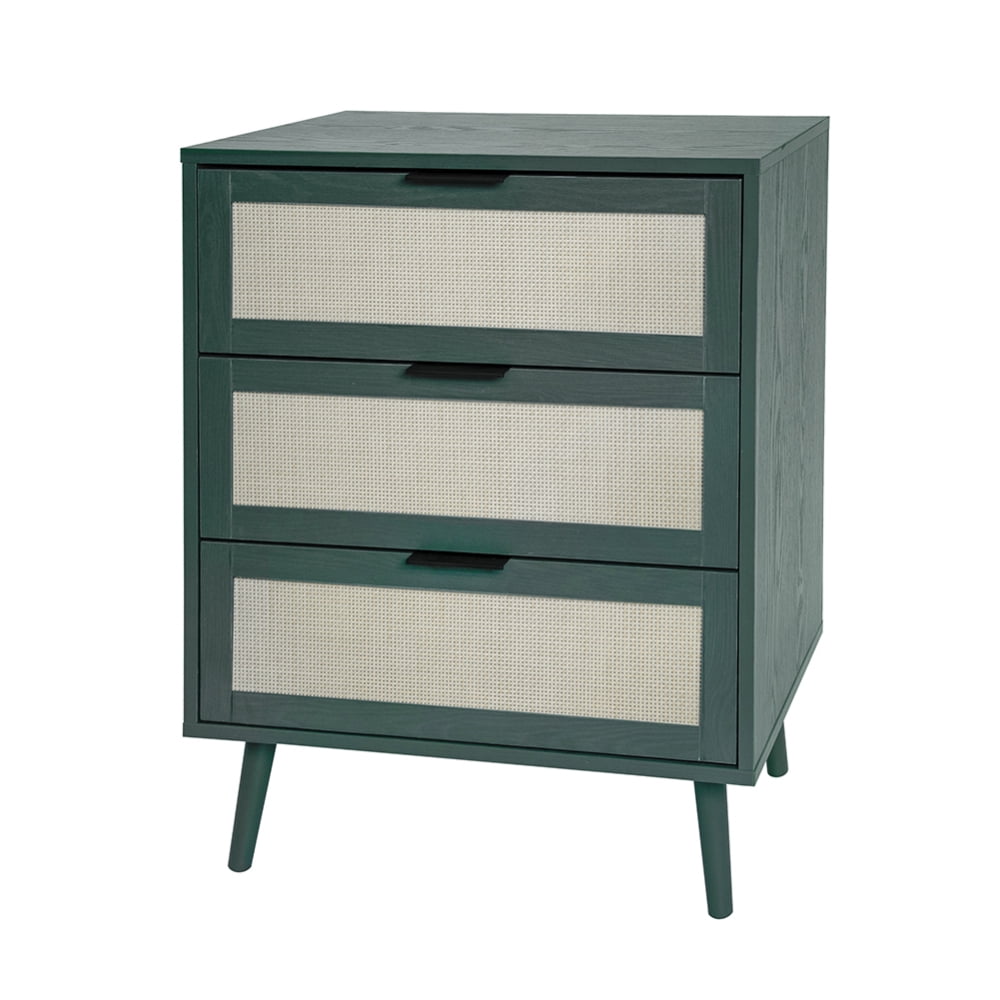 3 Drawer Chests Wood Storage Cabinets with Handles, Modern Drawer ...