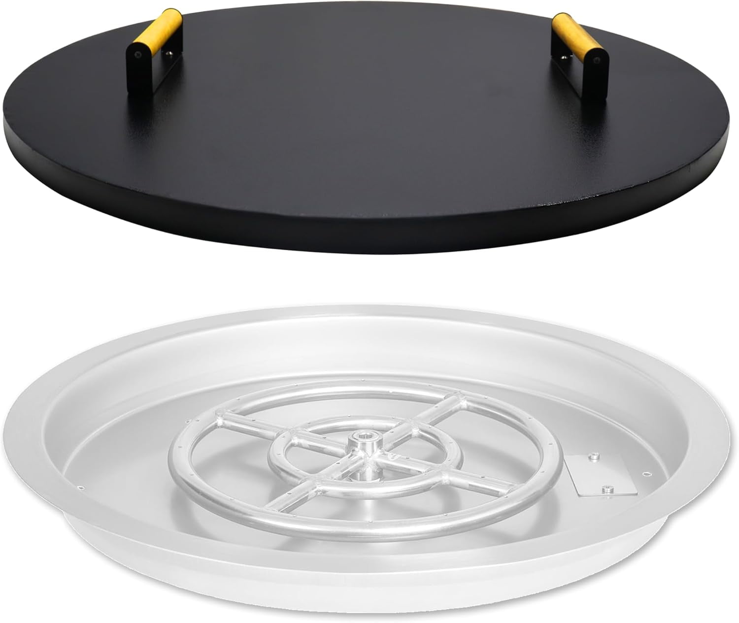 Fire Pit Lid Round - Fire Pit Snuffer Lid 28 inch Diameter & 1.5 mm ...