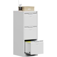 "Staples 3-Drawer Vertical File Cabinet, Key Lock, Letter White, Office ...