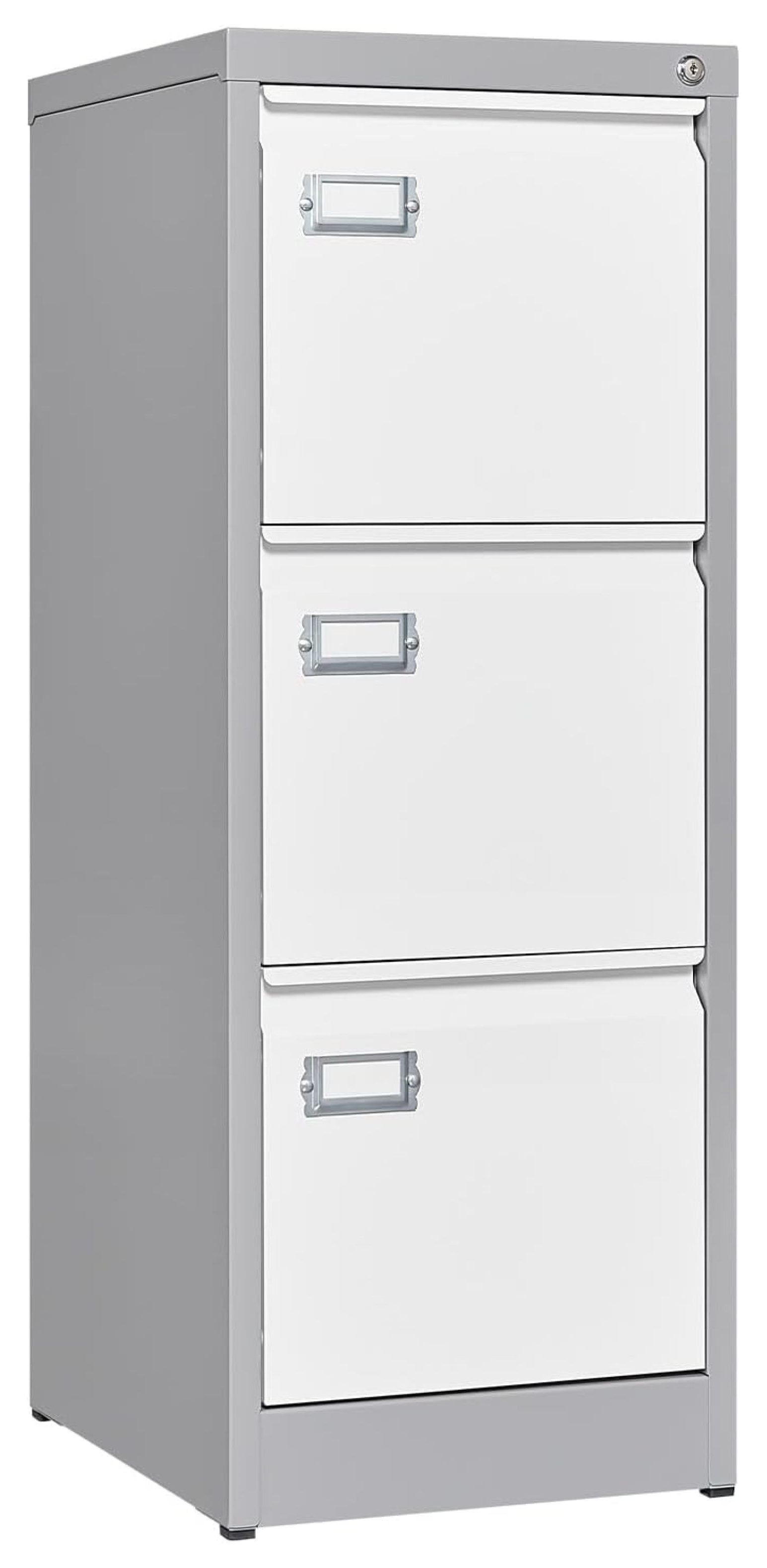 3-Drawer File Cabinet with Lock, 16.3" Deep Vertical Filing Cabinets ...