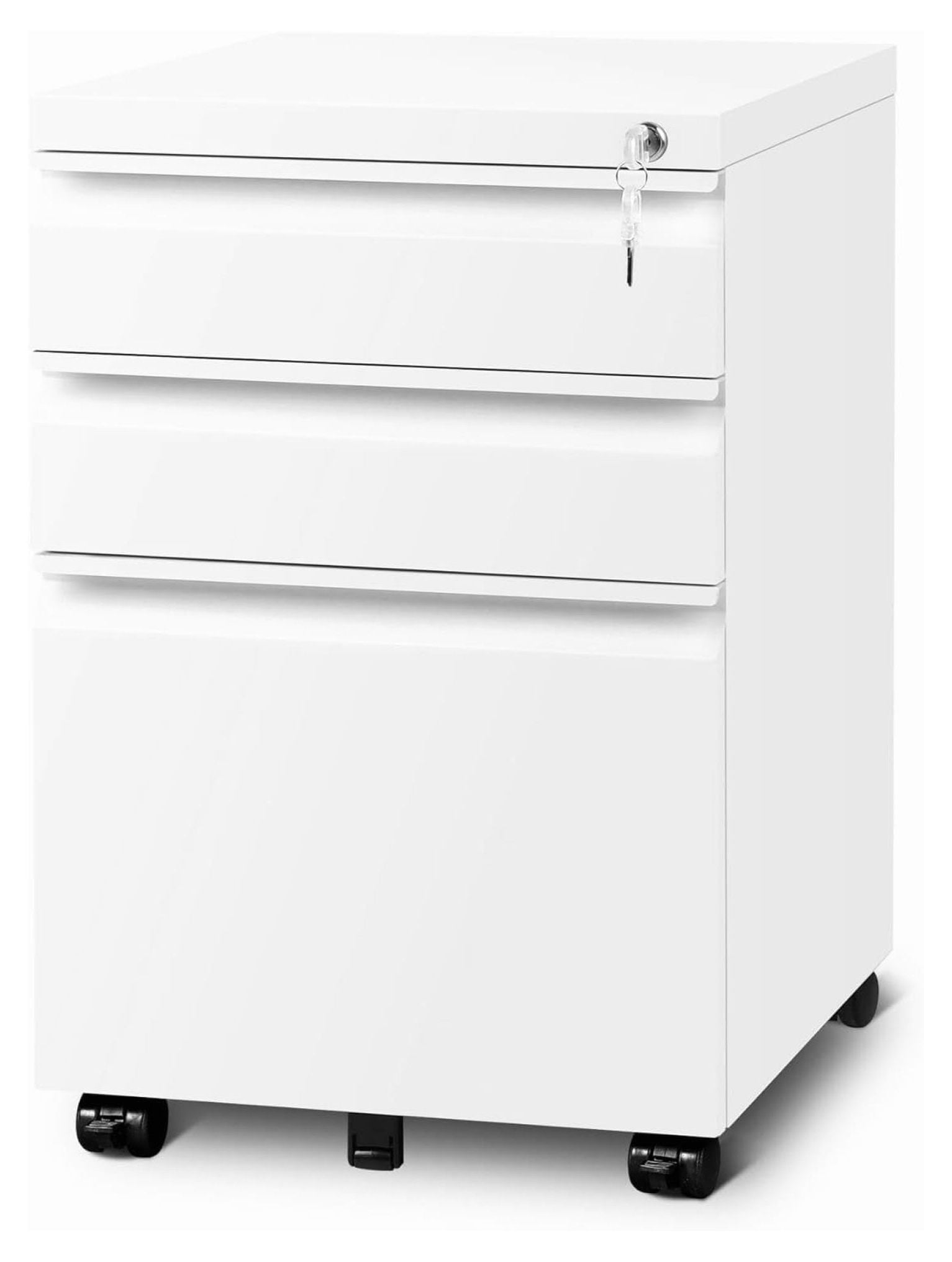 3 Drawer File Cabinet with Lock, File Cabinets for Home Office,Under ...