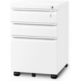 3 Drawer File Cabinet with Lock, File Cabinets for Office,Under Desk ...