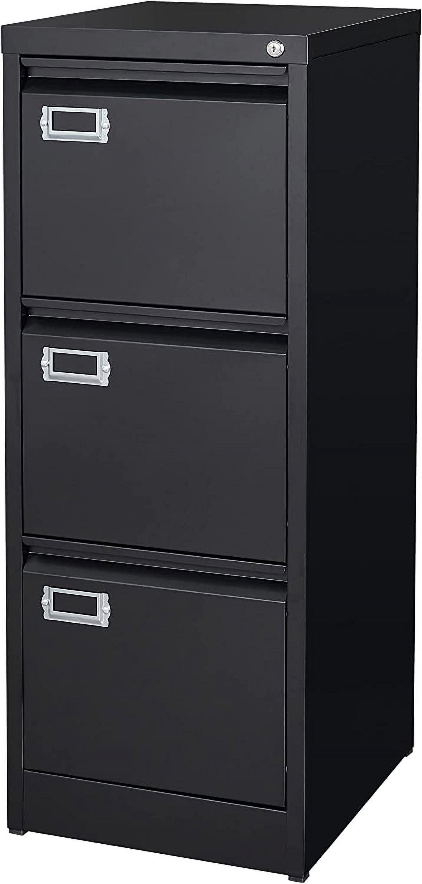 3 Drawer File Cabinet with Lock Metal Vertical File Cabinet Office Home ...