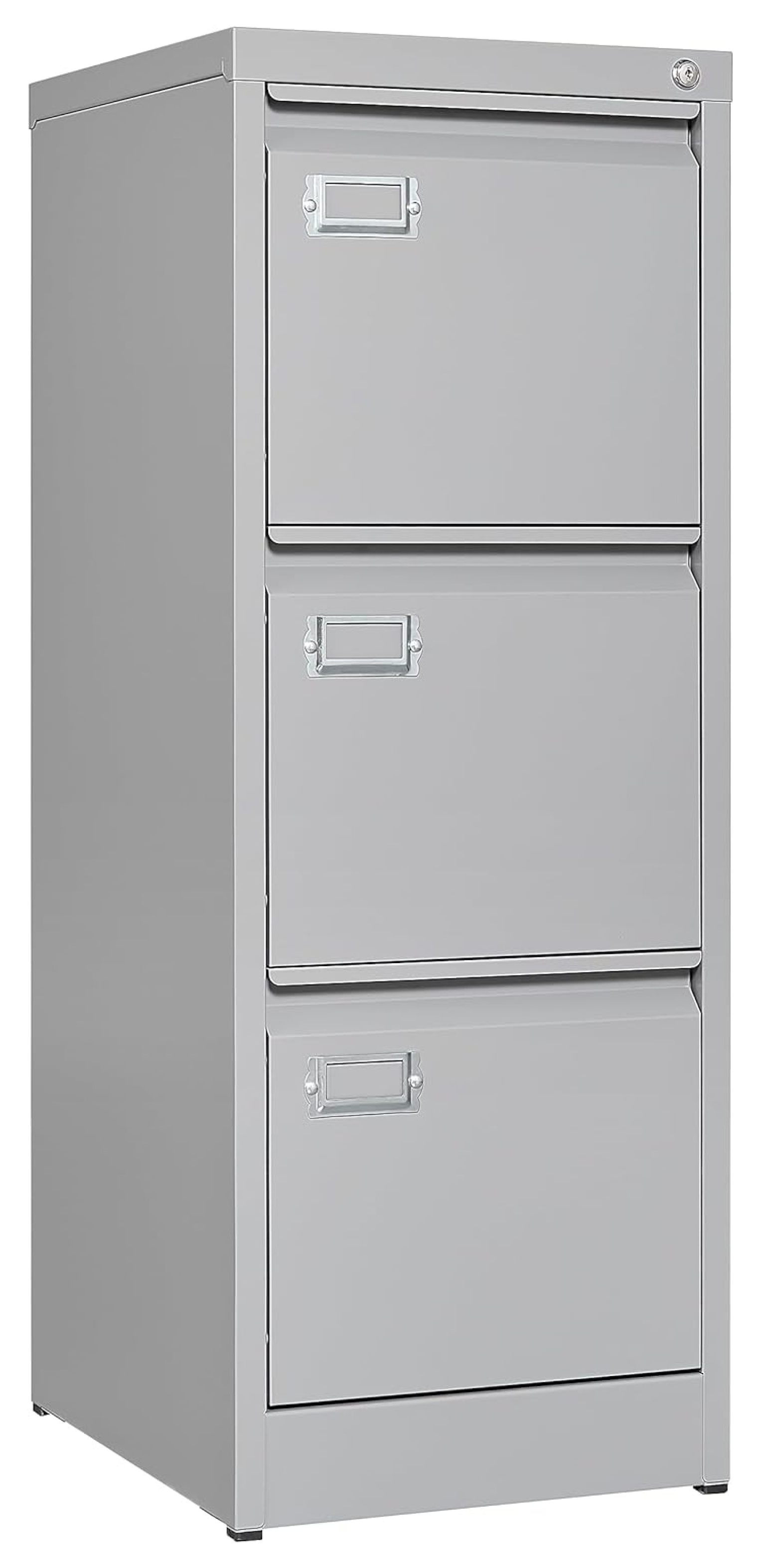3 Drawer File Cabinet with Lock Metal Vertical File Cabinet Office Home ...