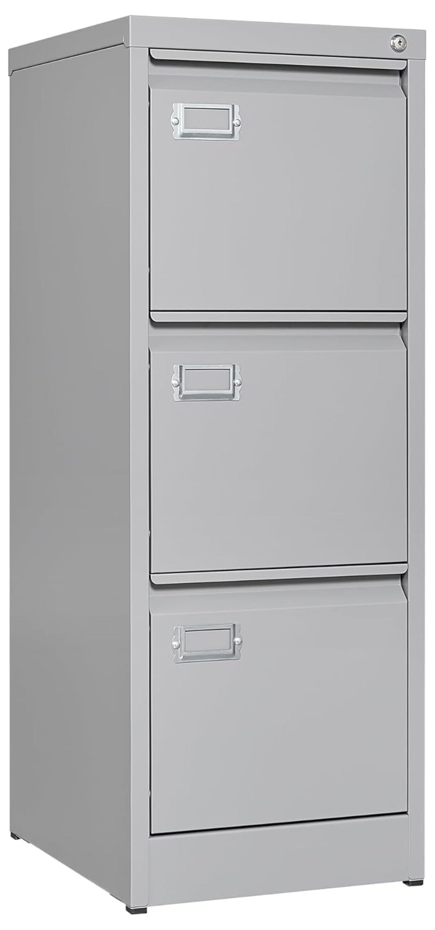 3 Drawer File Cabinet with Lock,Metal Small Filing Cabinets for Home ...