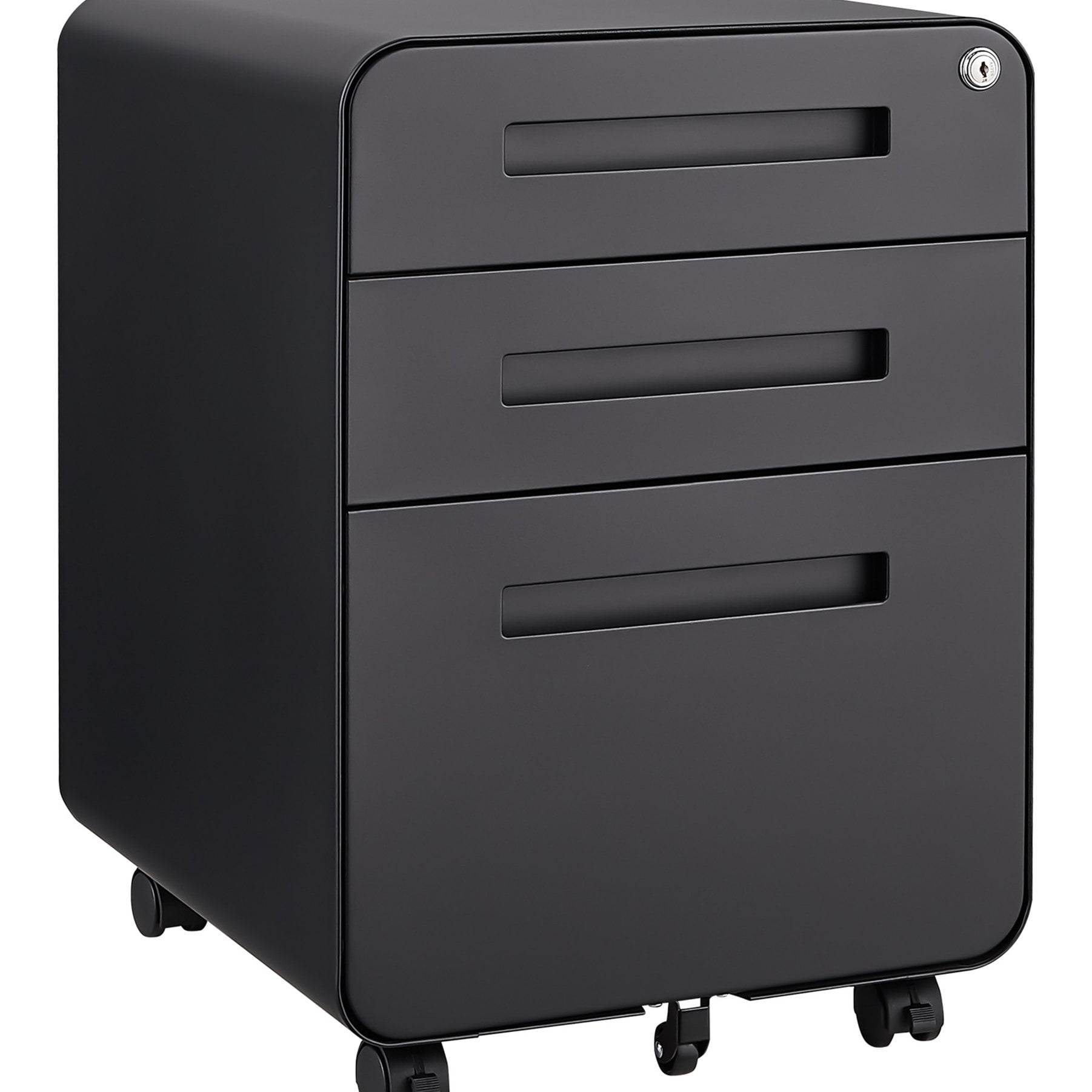 3 Drawer Metal Cabinet - Anti-Tilting Design - Office Usage - Prevent ...