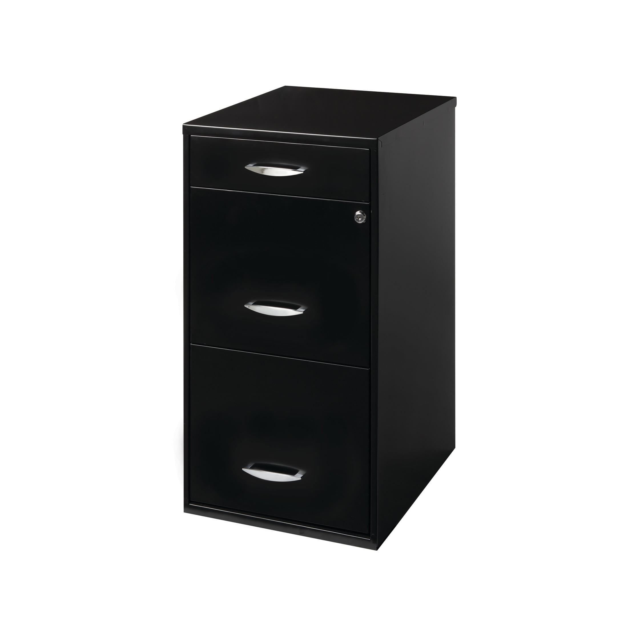 3 Drawer Metal File Cabinet Three Drawer Vertical File Cabinet with ...