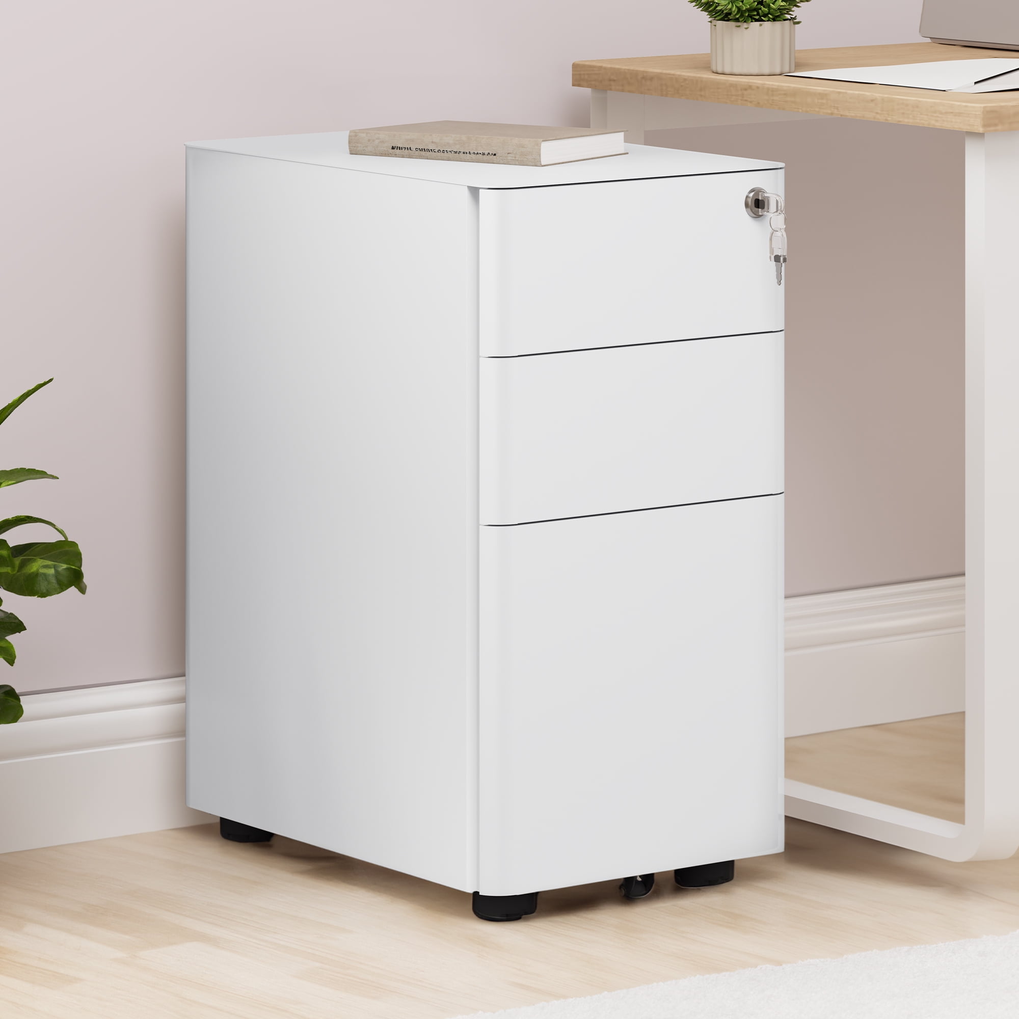 UforicF 3-Drawer Metal Filing Cabinet - Storage Solution - Walmart.com