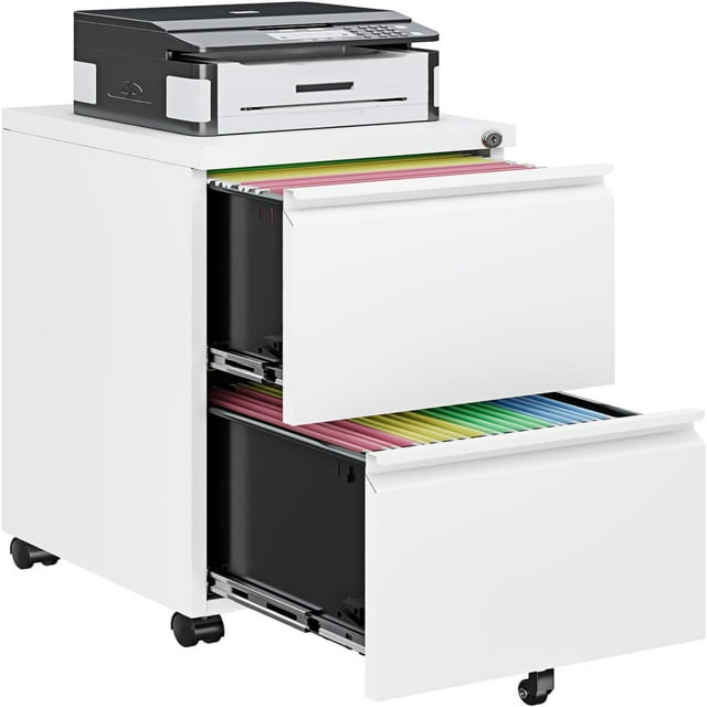 3 Drawer Mobile File Cabinet With Lock Rolling Mobile File Cabinet Locking Office Mobile Cabinet