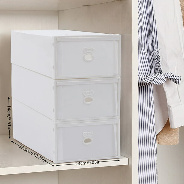 3 Drawer Plastic Storage Bin Cabinet Organizer Container Unit Boxes ...