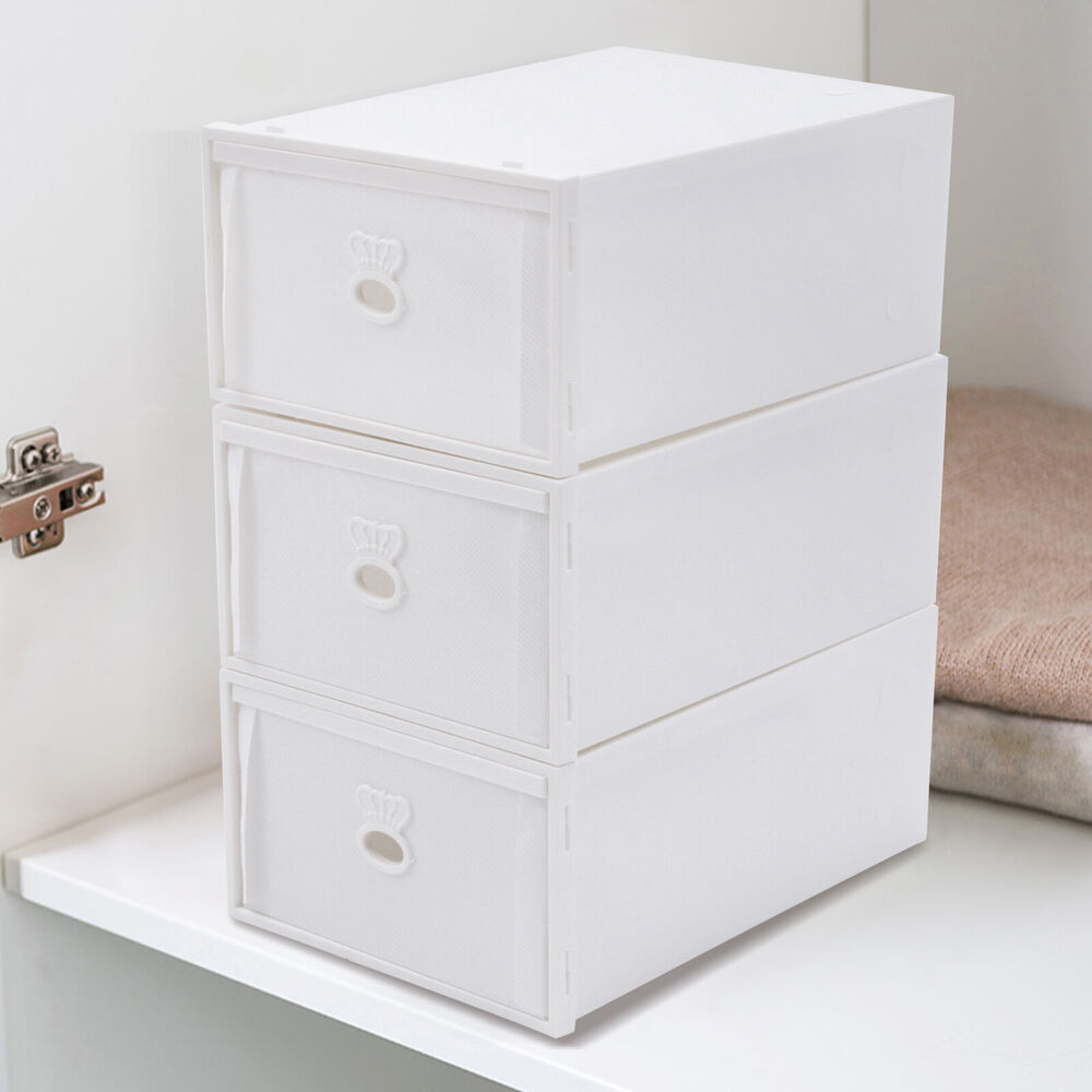 3 Drawer Plastic Storage Bin Cabinet Organizer Container Unit Boxes ...