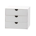 3 Drawer Vanity Organizer, Compact Makeup Drawer Storage Box for ...