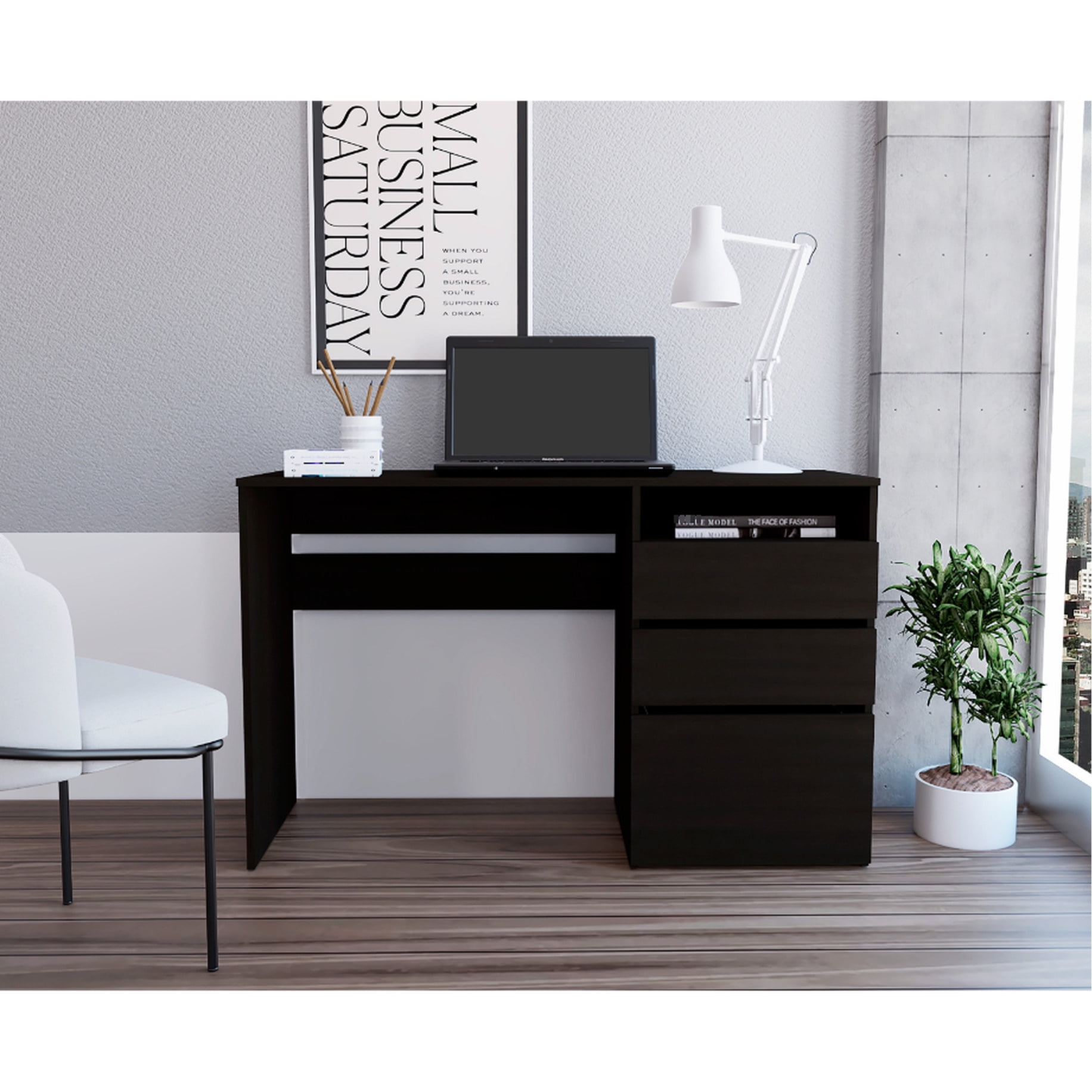 3 Drawers & Cubby Space - Dorm Room Use, Organized Living - Walmart.com