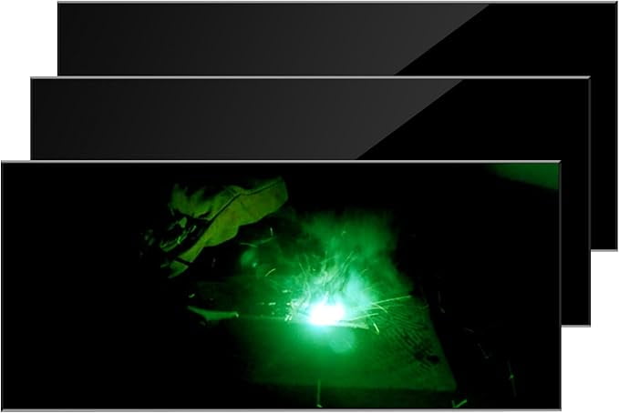 3 EACH Shade12 Welding Glass Lens Helmet Filter Darkening Welding ...
