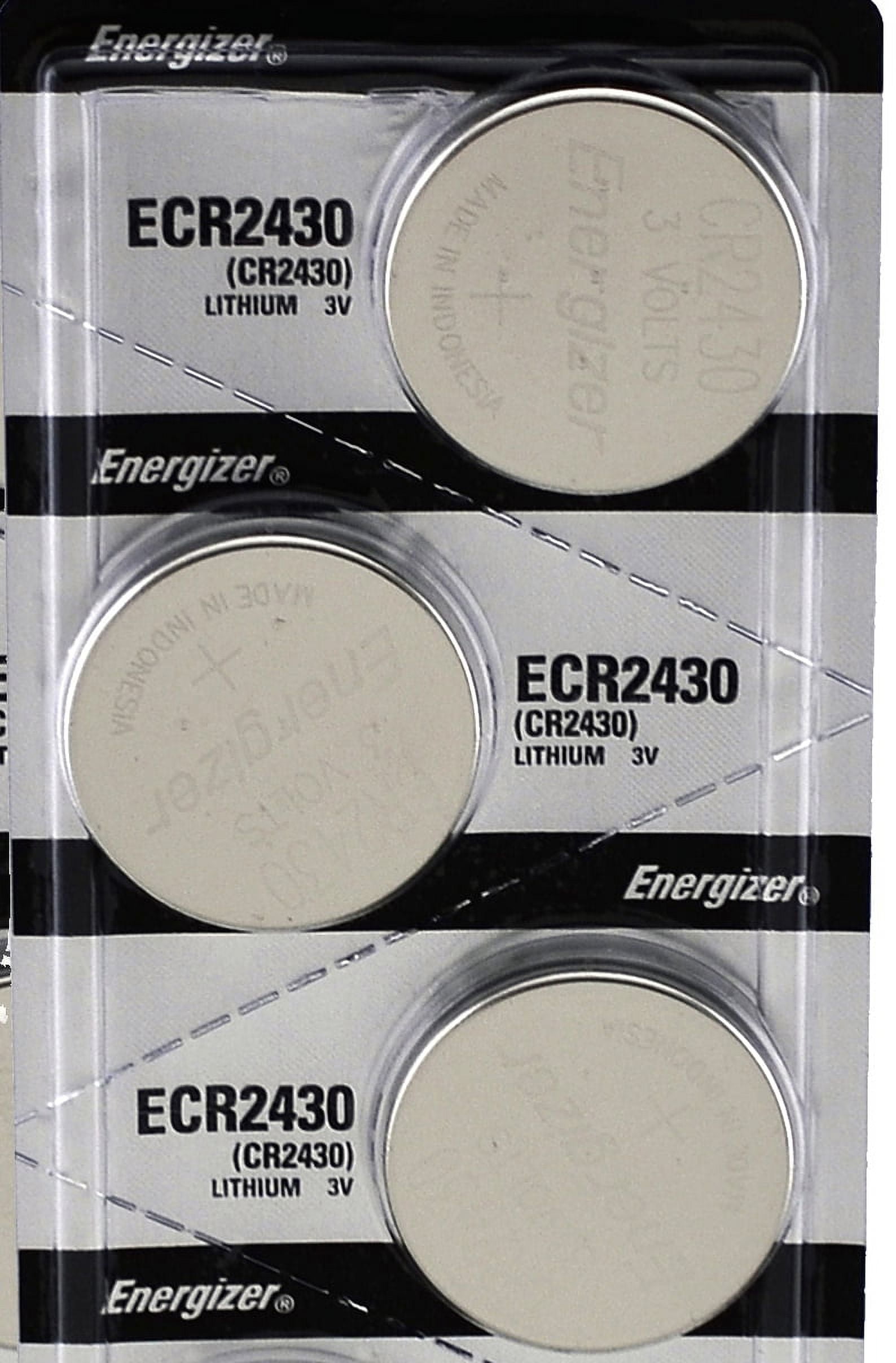 3 ENERGIZER (3 PC) CR2430 2430 3V Lithium Coin Cell Batteries - Walmart.com
