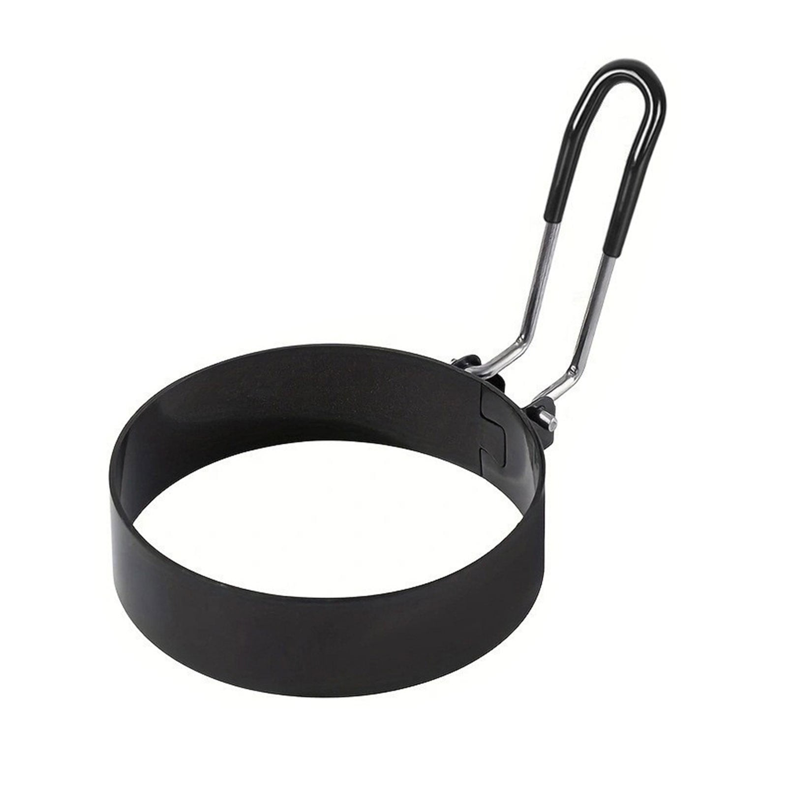 3" Egg Rings with Silicone Handles - Large Frying Egg Molds, Muffin ...