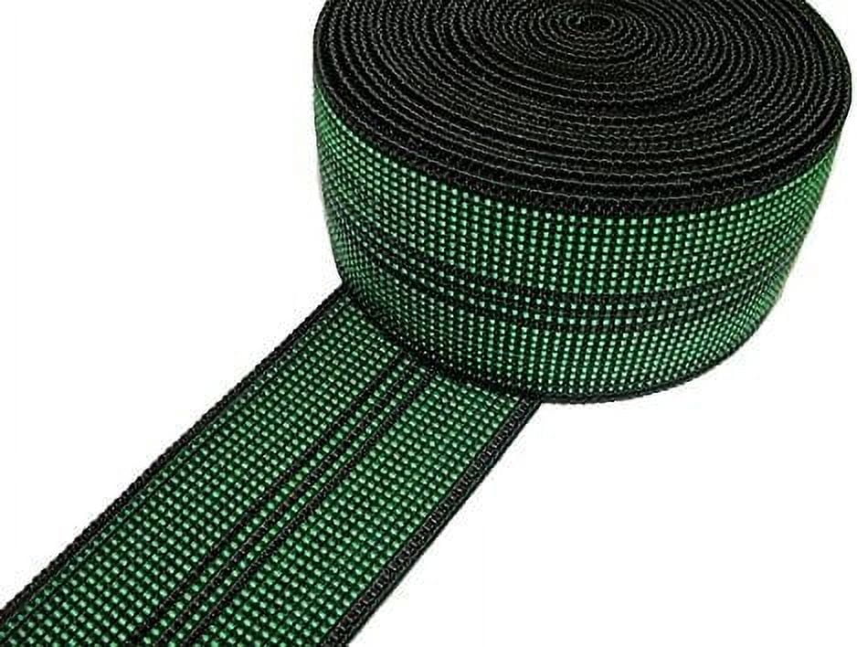 3" Elastic Webbing Sofa/Couch/Chair Upholstery [Black/Green] - 330 ...
