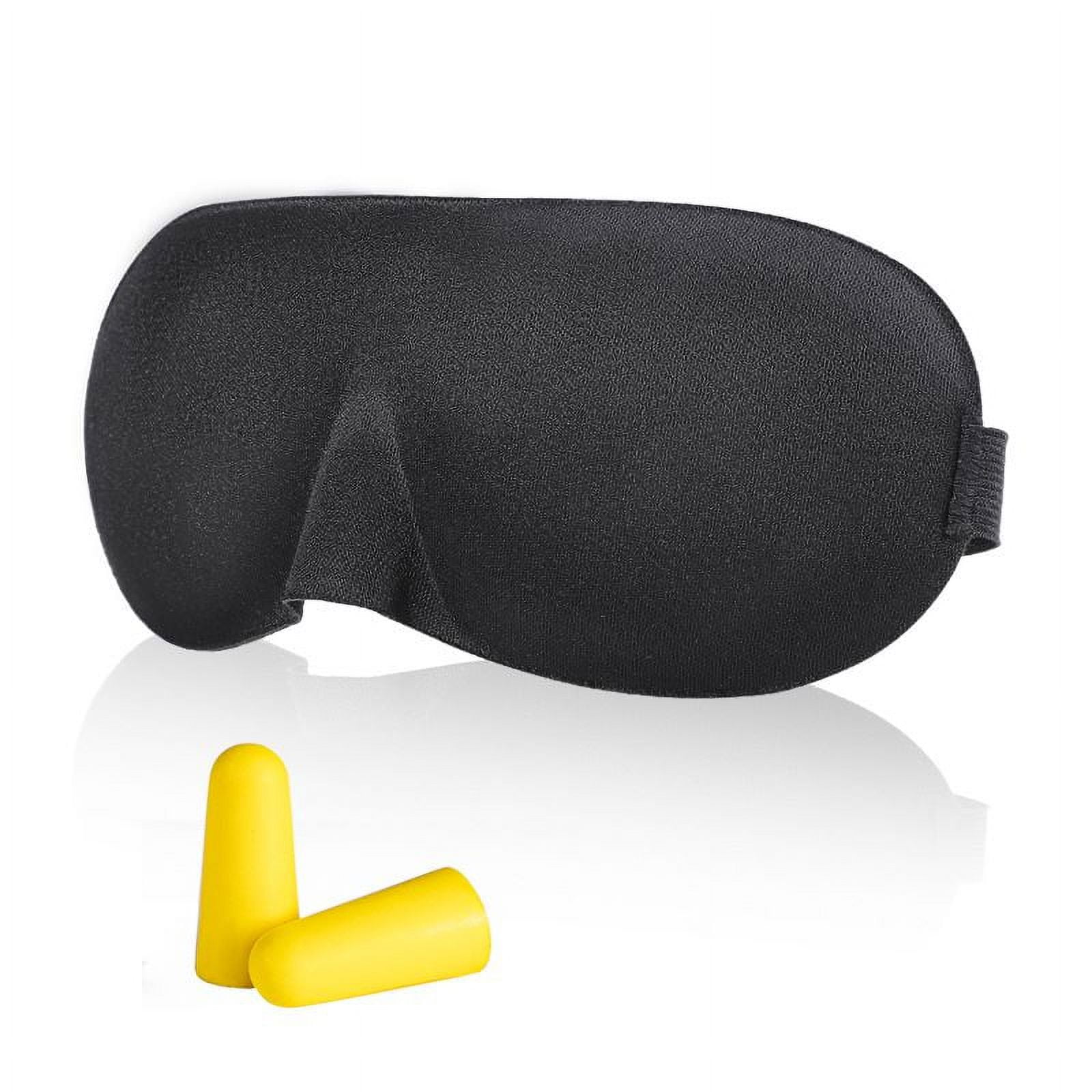 3 Eye Masks and Earplugs 3D Contoured Sleep Masks for Adults, Men and ...