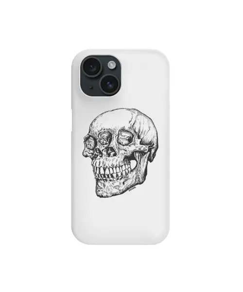 3 Eyed Skeleton Head Mystic Gothic Third Eye Phone Case for iPhone 16 ...