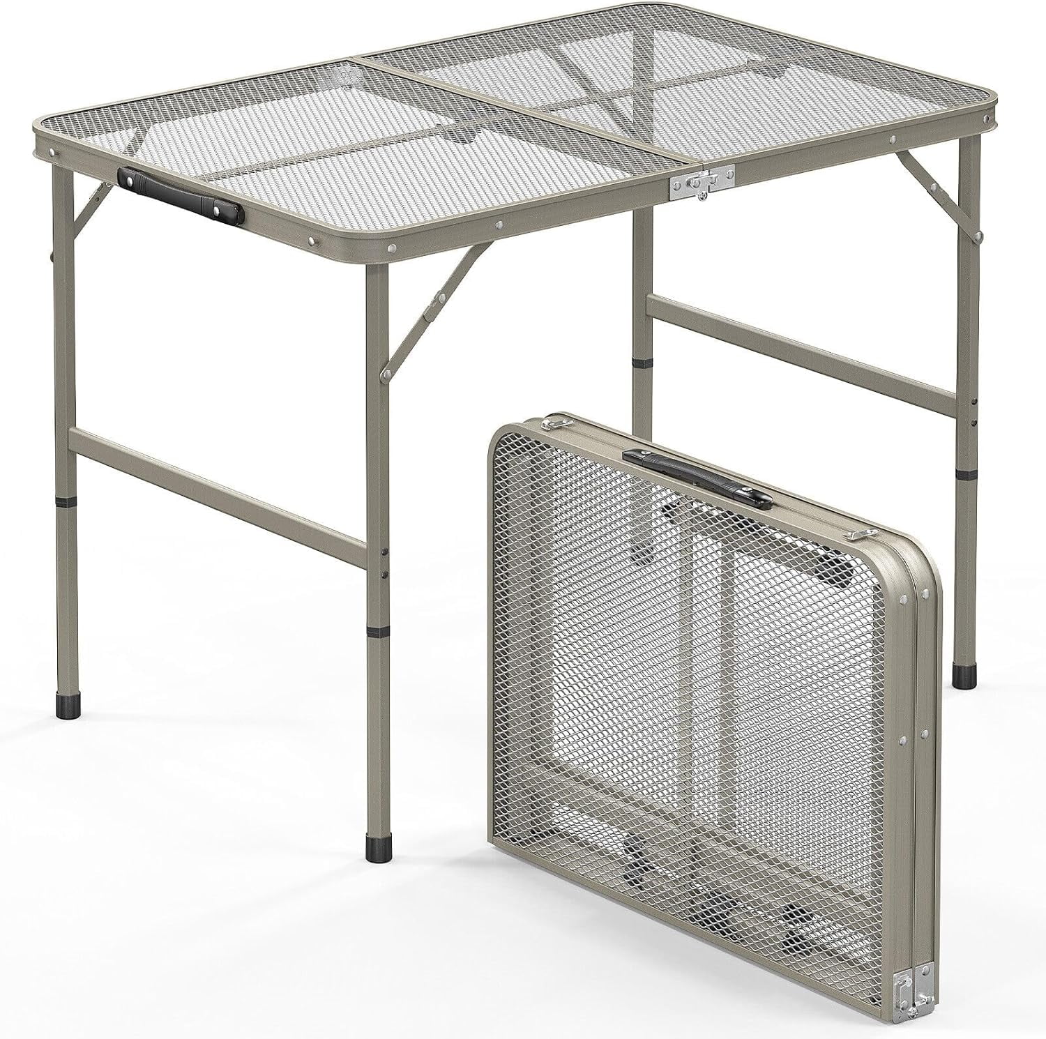 3 FT Folding Table,Portable Table for Grill,Folding Picnic Table with ...