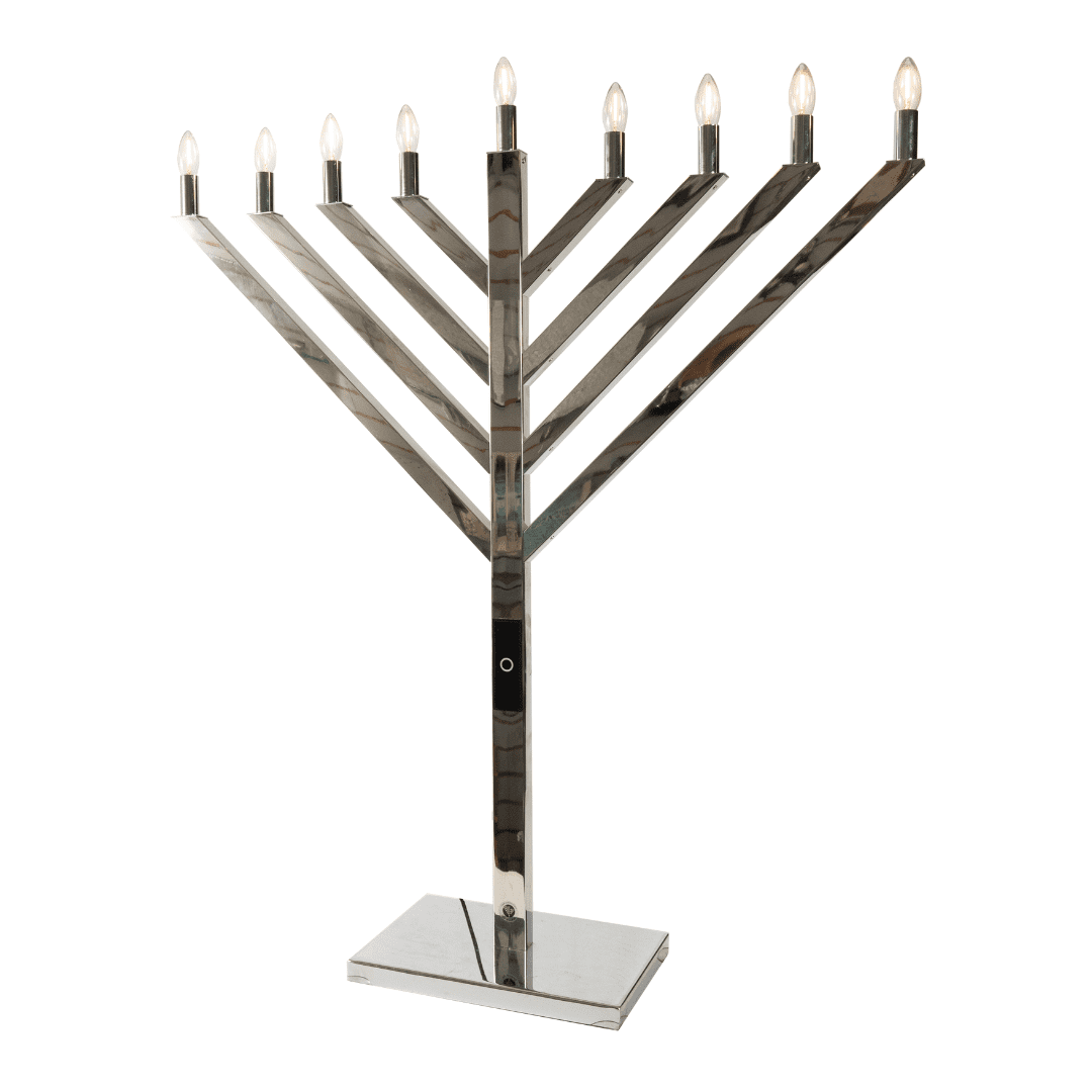 3 FT LED Electric Menorah - Bright LED Lights W/Sequential Lighting ...