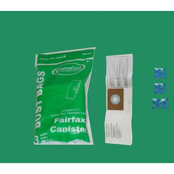3 Fairfax Fx-1A Model S1 & Trendvac Canister Vacuum Cleaner Bags 405272 ...
