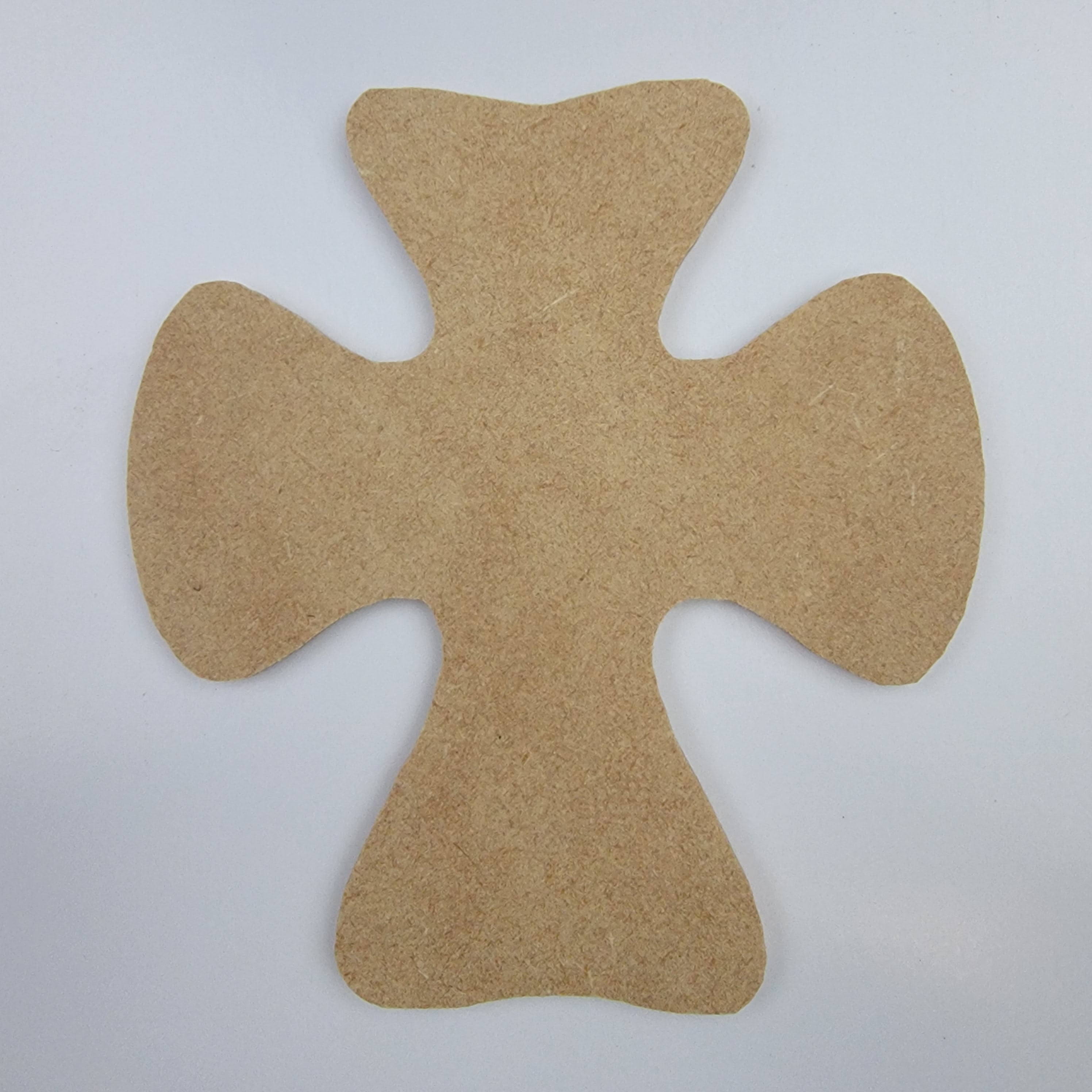 3" Fat Cross #23, Unfinished Wood Art Shape by Wooden Craft Cutouts, 1 ...