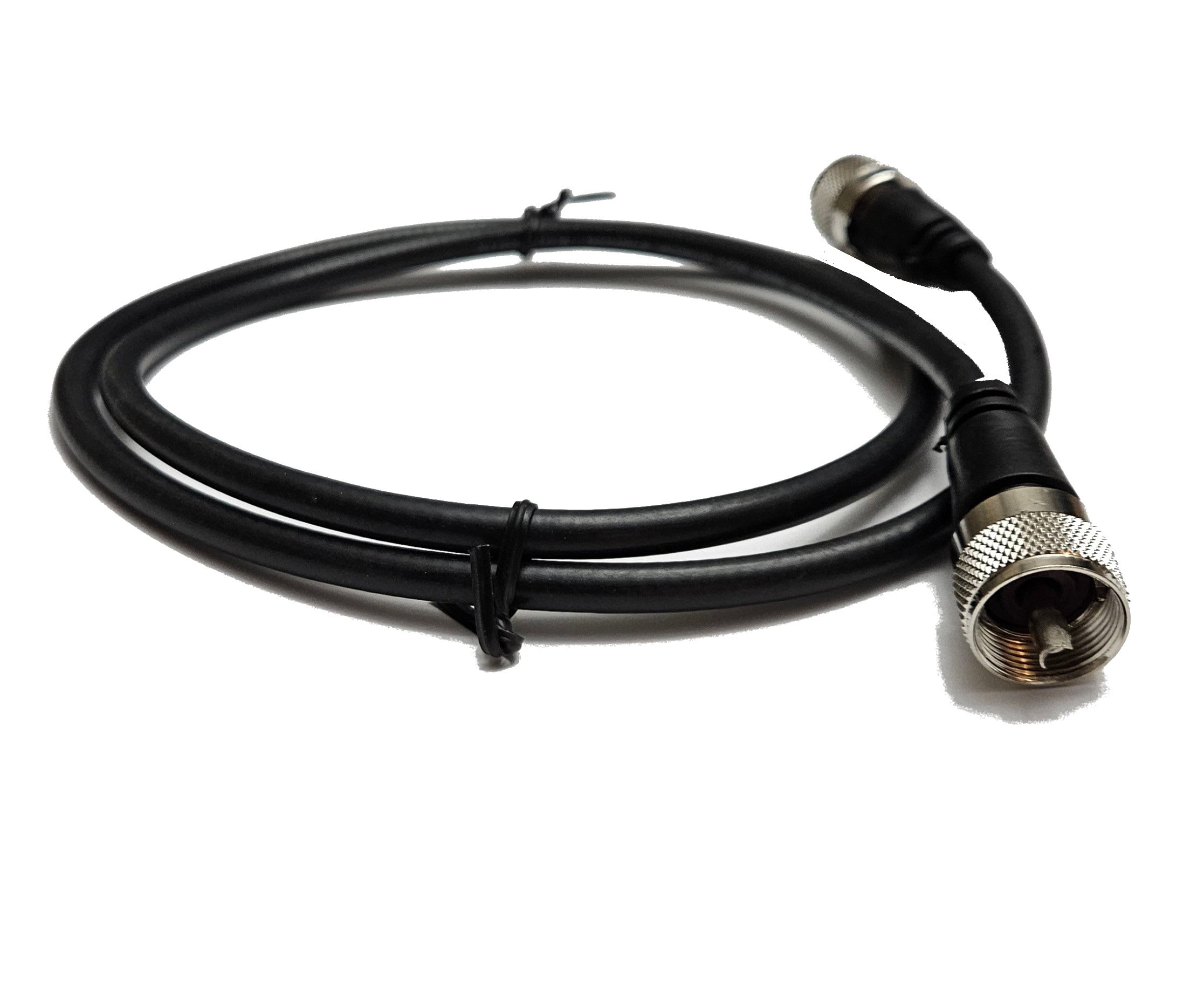 3 Feet RG8X Assembly Jumper Coaxial Cable Double Shielded With PL259 ...