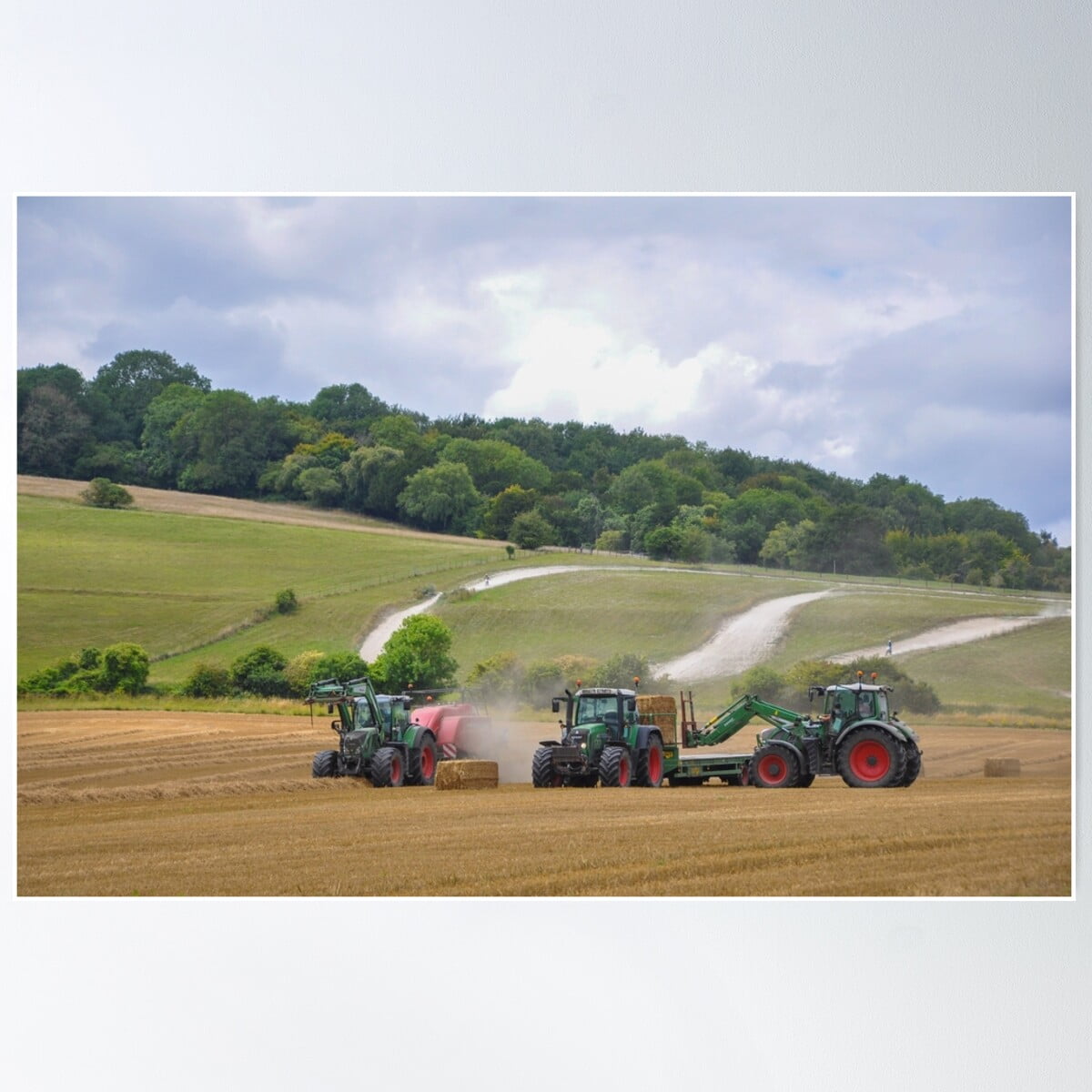 3 Fendts Baling and Loading Straw Poster, 16x24 UNFRAMED - Walmart.com