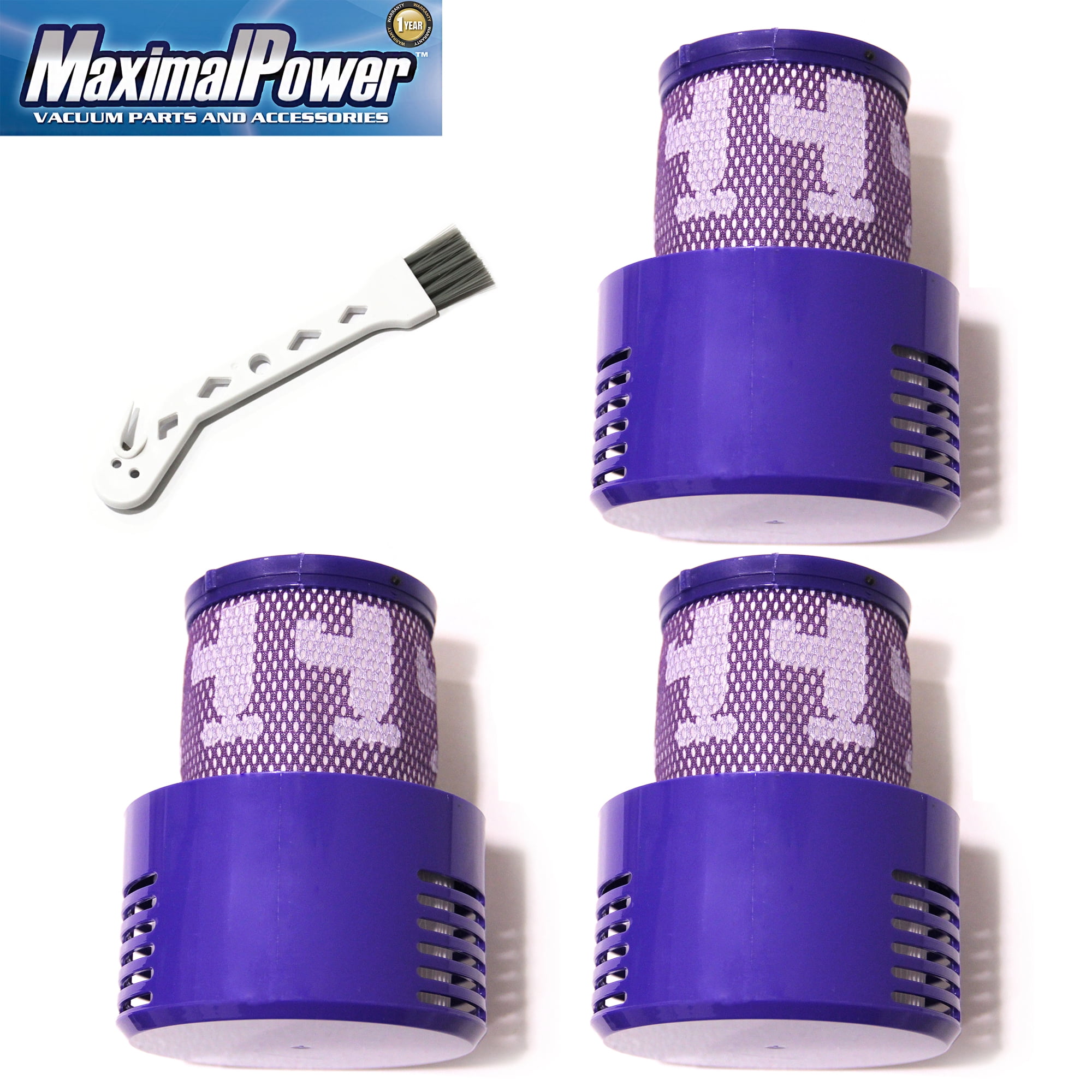 Dyson V10 Cordless Vacuum Filter Pack, HEPA Filters for Cyclone ...