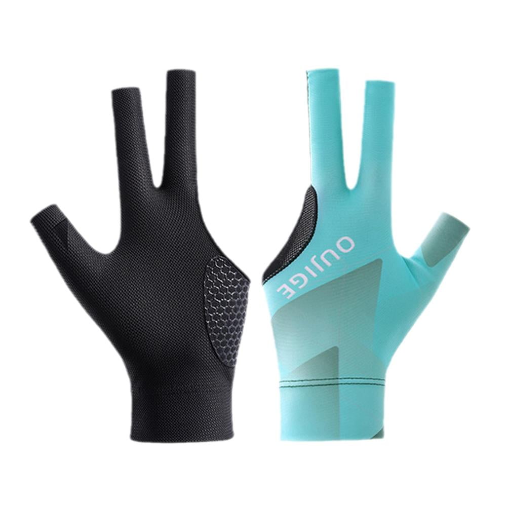 3 Finger Billiard Gloves Antiskid Soft Snooker Gloves Breathable New G1 ...