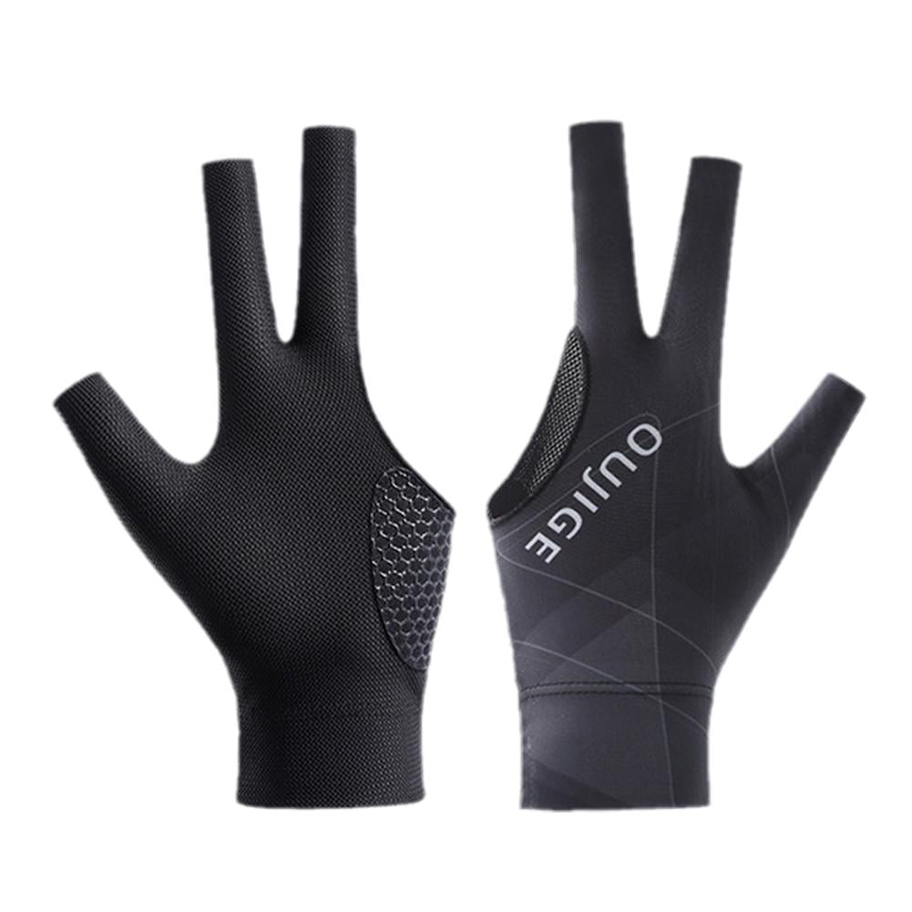3 Finger Billiard Gloves Antiskid Soft Snooker Gloves Breathable ...