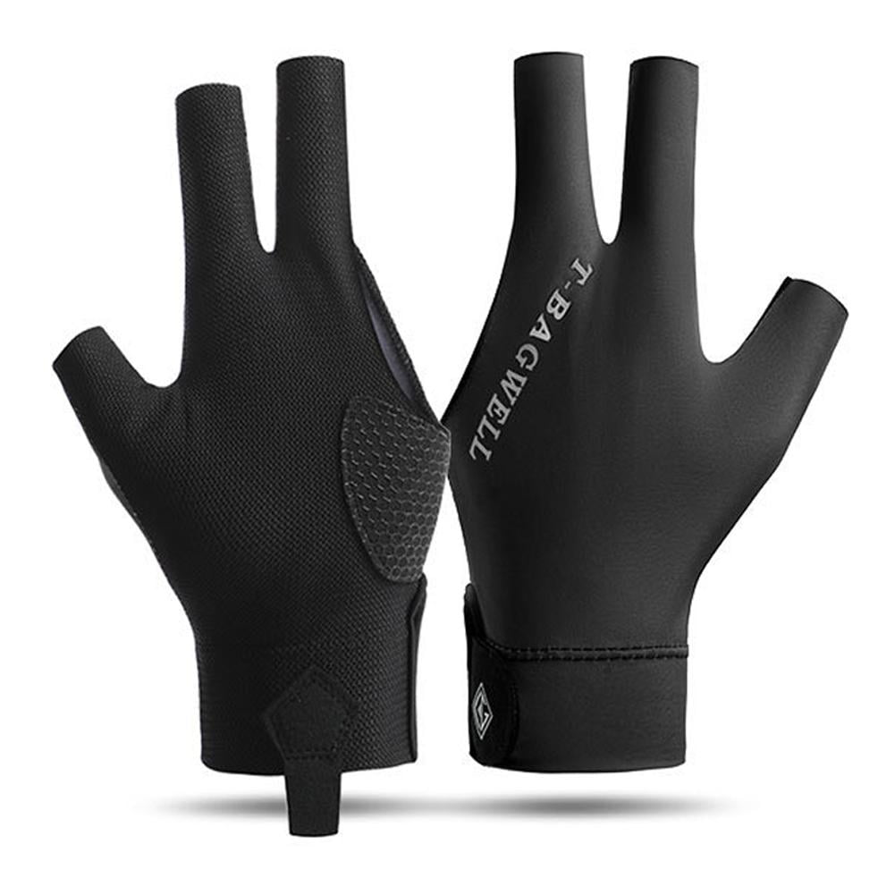 3-Finger Snooker Cue Accessories Carom Pool Billiard Gloves Right/Left ...
