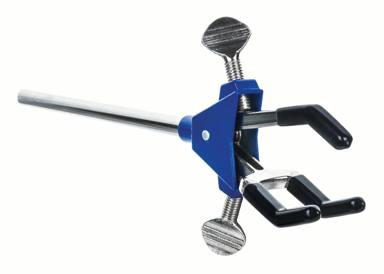 3 Finger, Vinyl Coated Dual Adjustable Extension Clamp on Stainless ...