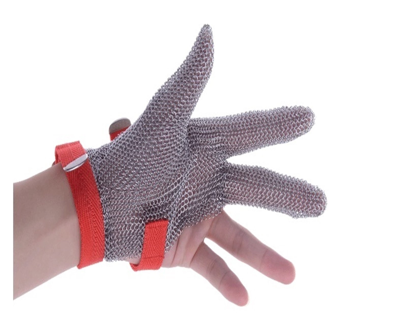 3 Fingers Anti Cut Metal Work Glove Protection Glove Needle Proof ...