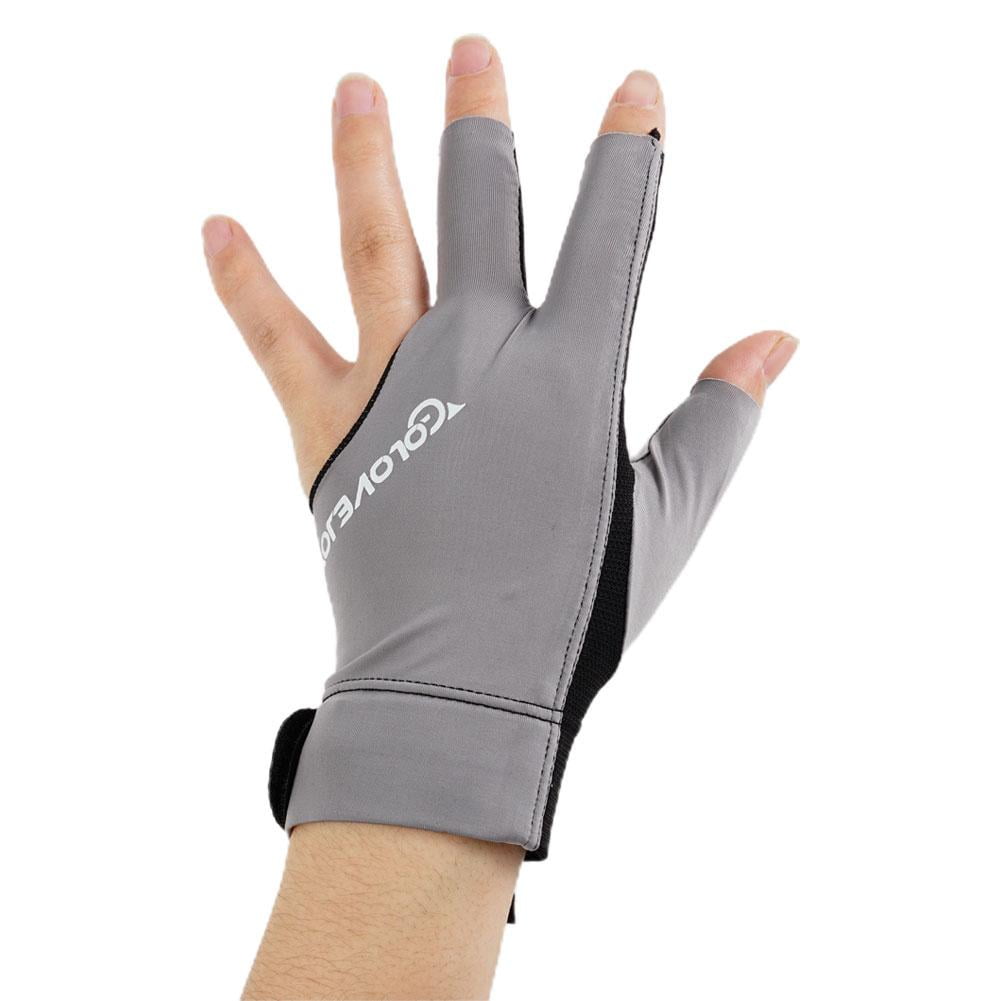 3-Fingers Billiard Cue Pool Glove Snooker Left Hand Accessories[ H0K1 ...