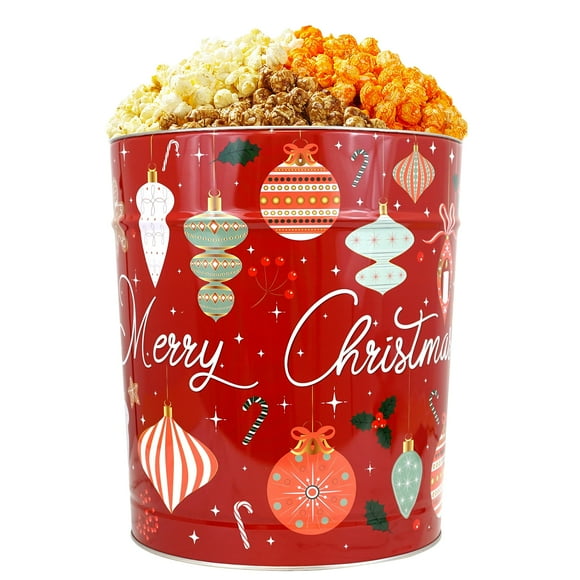 Christmas Popcorn Tins