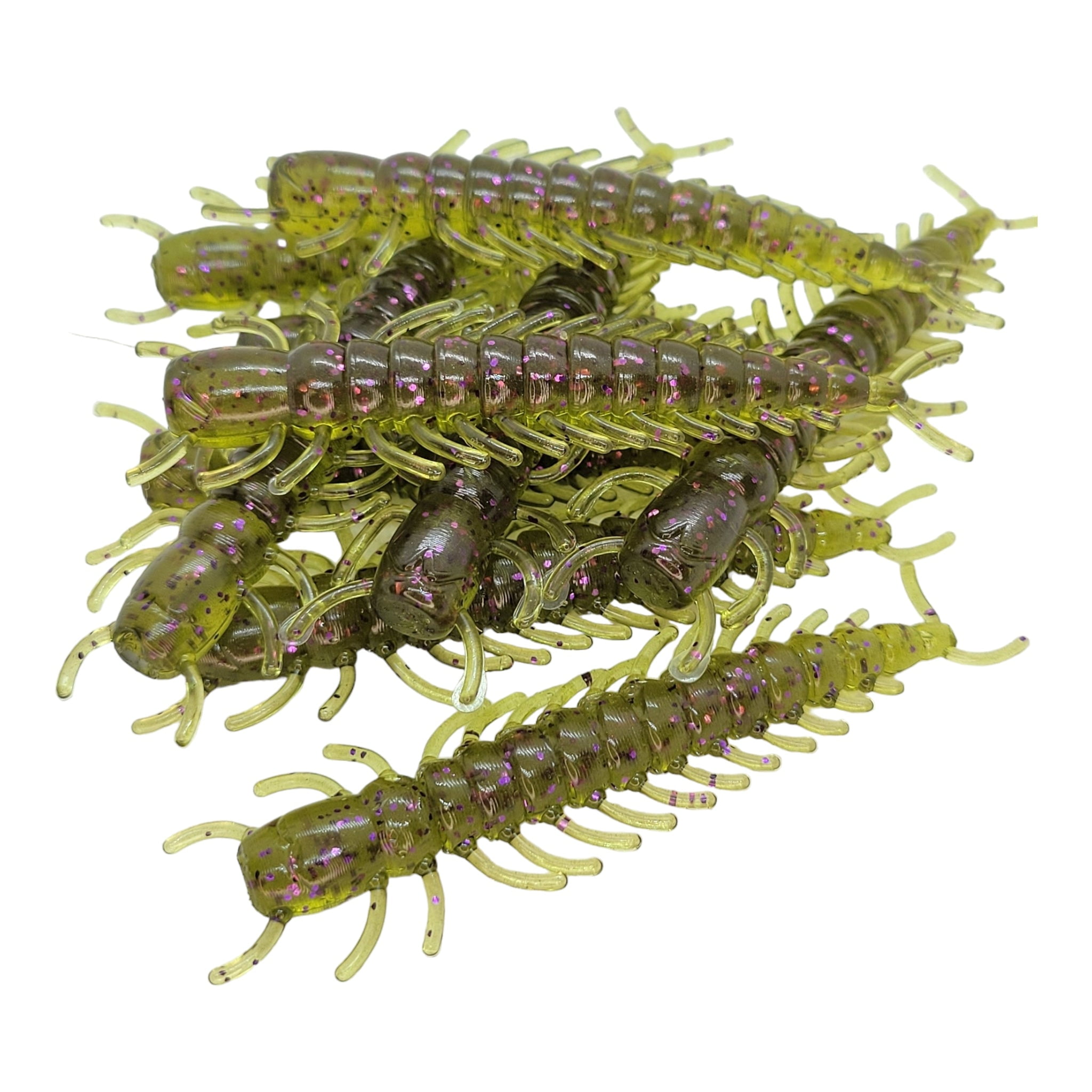 Floofy Newfie Tackle Hellgrammite 3" Plastic Fishing Lures for Bass, 10 ...