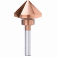 3 Flutes Countersink Drill Bit 50mm HSS Metal Hole Drilling Tool 90 ...