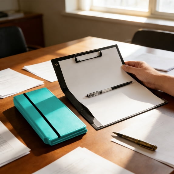3 Fold Clipboard Folder Letter Size Office Essential Expanding File ...