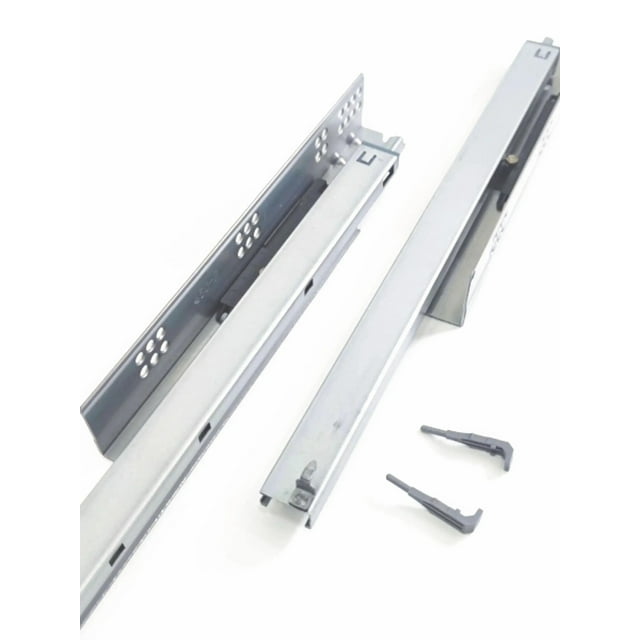3 Fold Push To Open Hidden Telescopic Rails Undermount Concealed Drawer