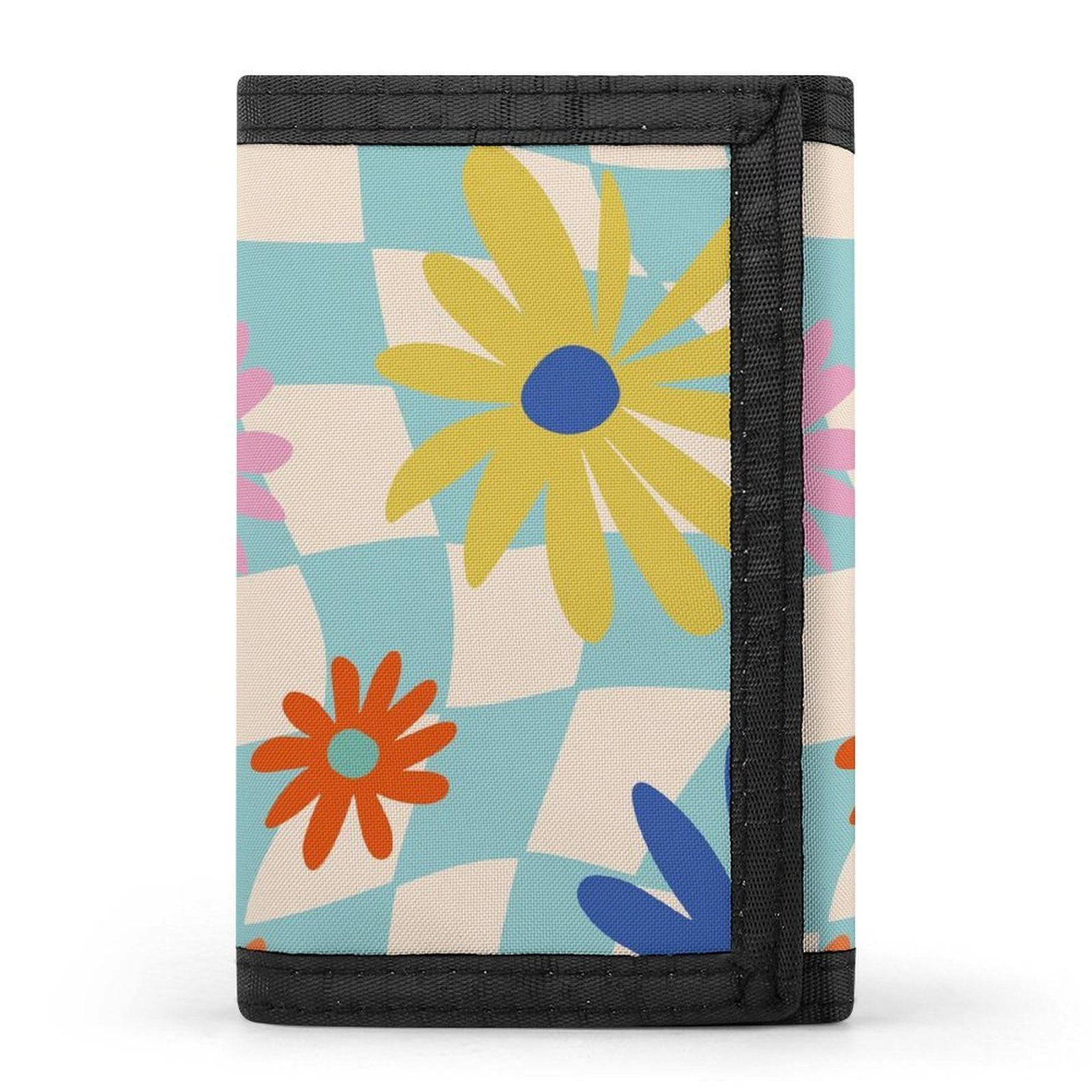 3 Fold Wallet 3.3×5in Zipper Design Easy To Carry For Work Travel Daily ...