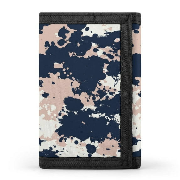 3 Fold Wallet 3.3×5in Zipper Design Easy To Carry For Work Travel Daily ...