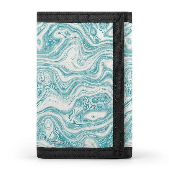 3 Fold Wallet 3.3×5in Zipper Design Easy To Carry For Work Travel Daily ...