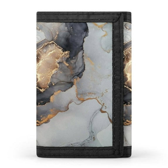 3 Fold Wallet 3.3×5in Zipper Design Easy To Carry For Work Travel Daily ...