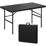 3 Foot Square Folding Card Table, Indoor Outdoor Portable Plastic ...
