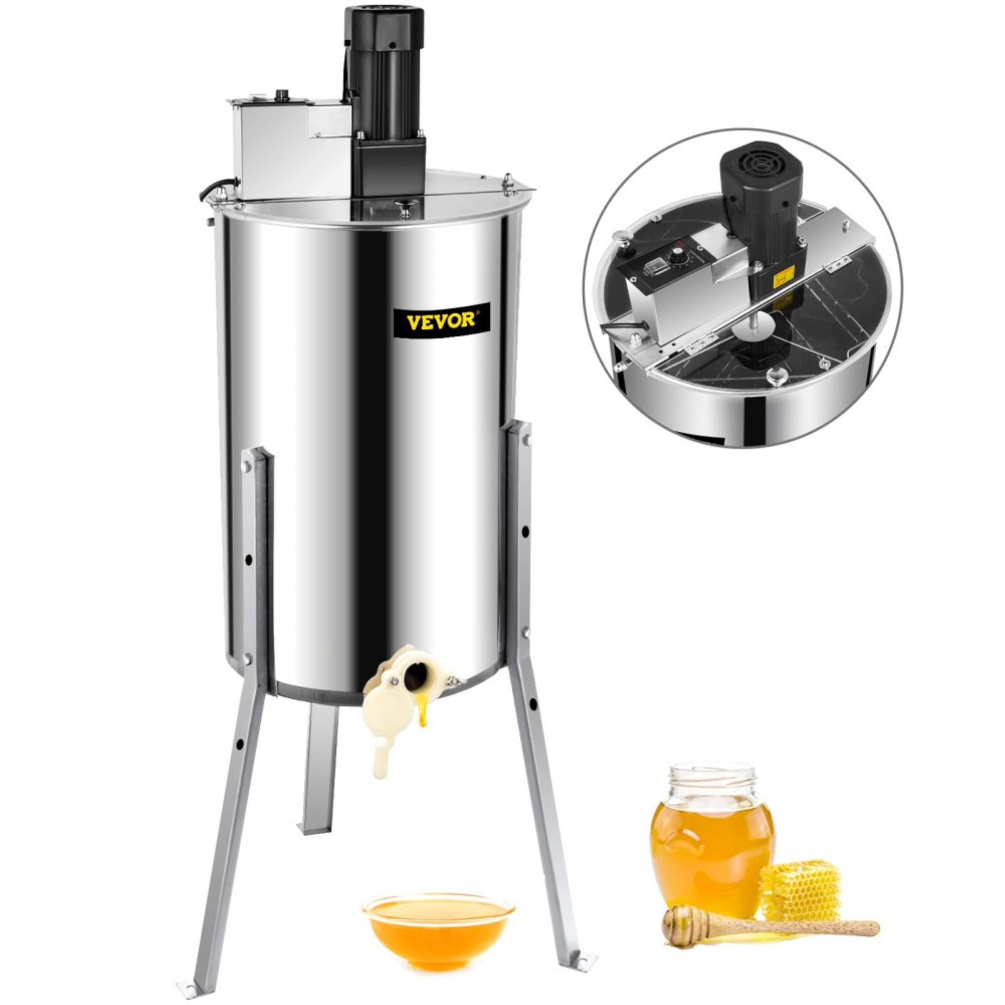3 Frame Electric Honey Extractor - Stainless Steel Bee Spinner with ...