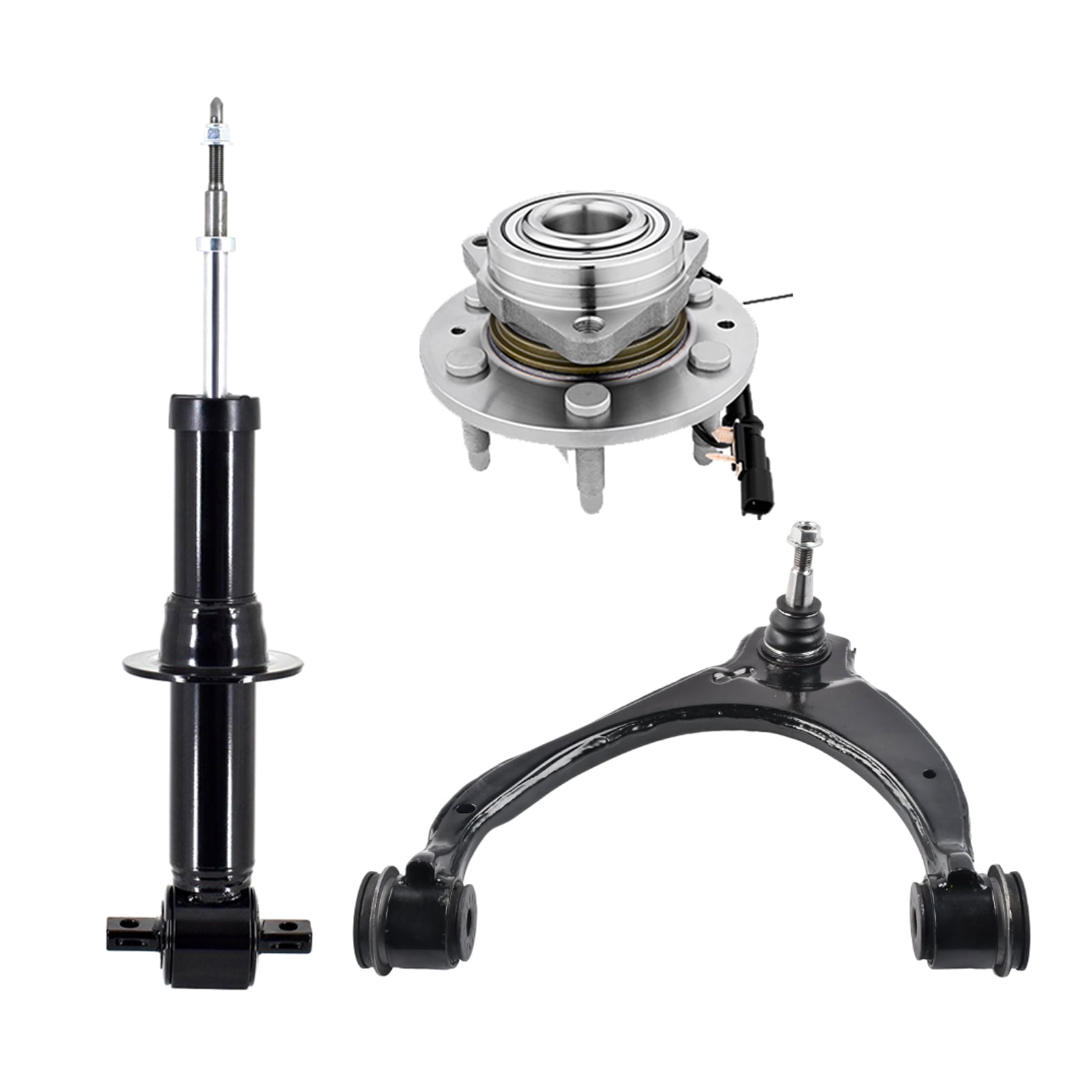 3 Front L Upper Control Arm-Wheel Hub-Strut For 2019 Chevrolet ...